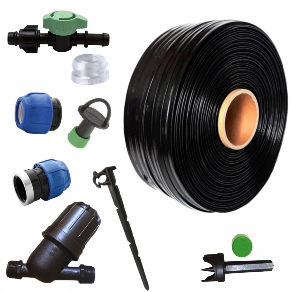 Kit irigare banda picurare 20cm/100 cu 66 accesorii